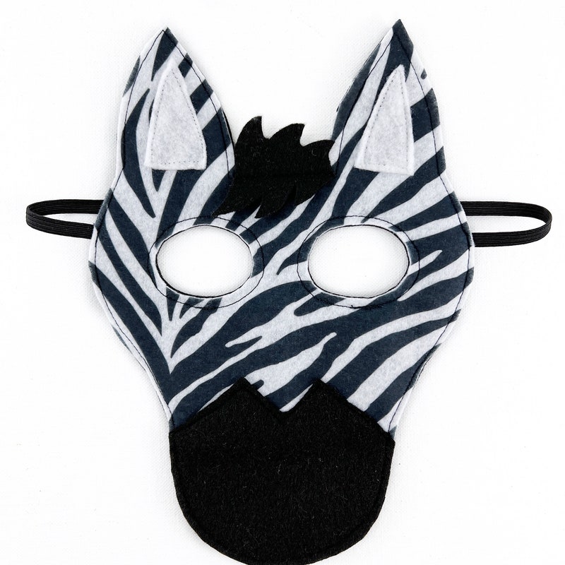 Zebra Mask - Etsy
