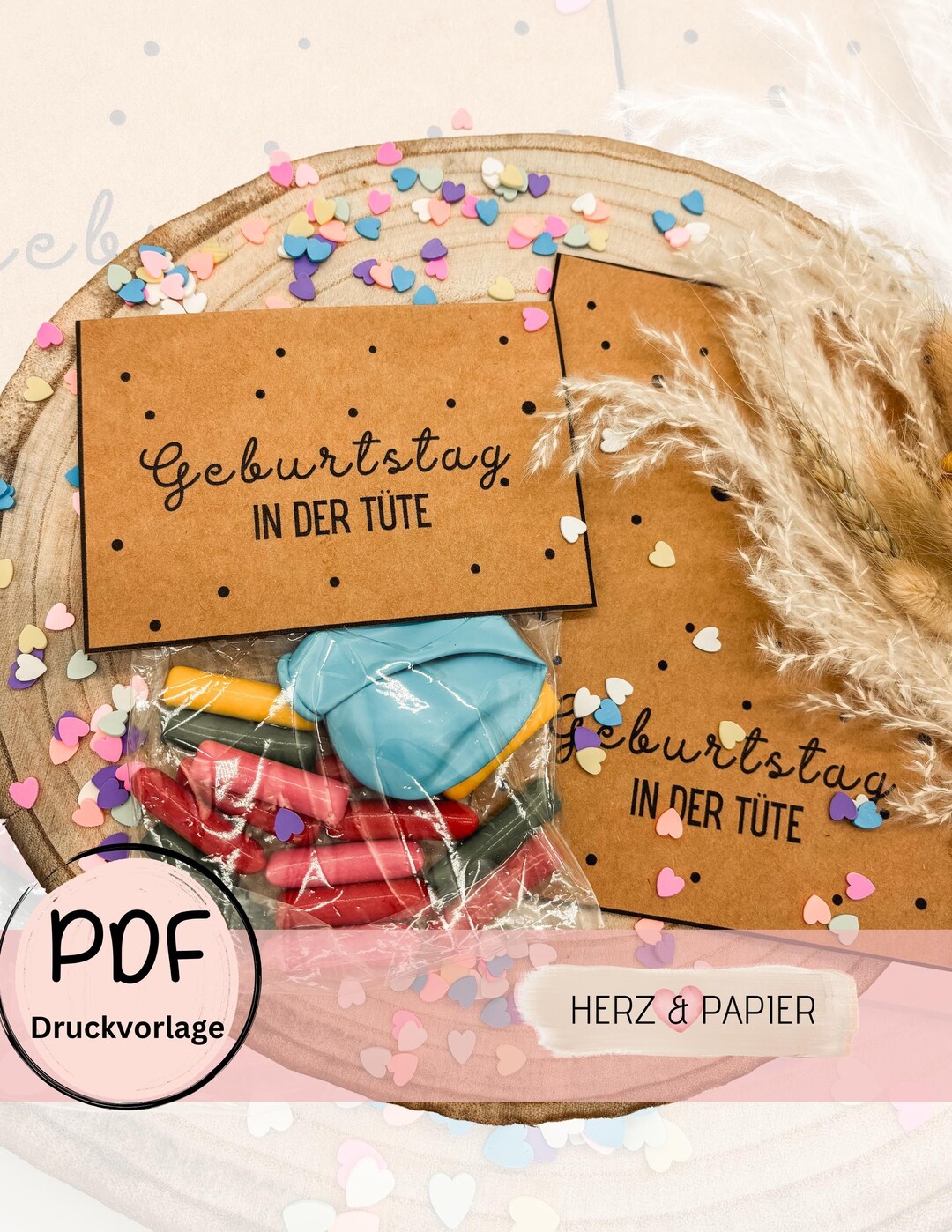 Birthday in a Bag print File Only Wide Version - Etsy