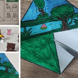Craftivity: Habitat Triorama for Kids Science Craft Activity Diorama - Etsy