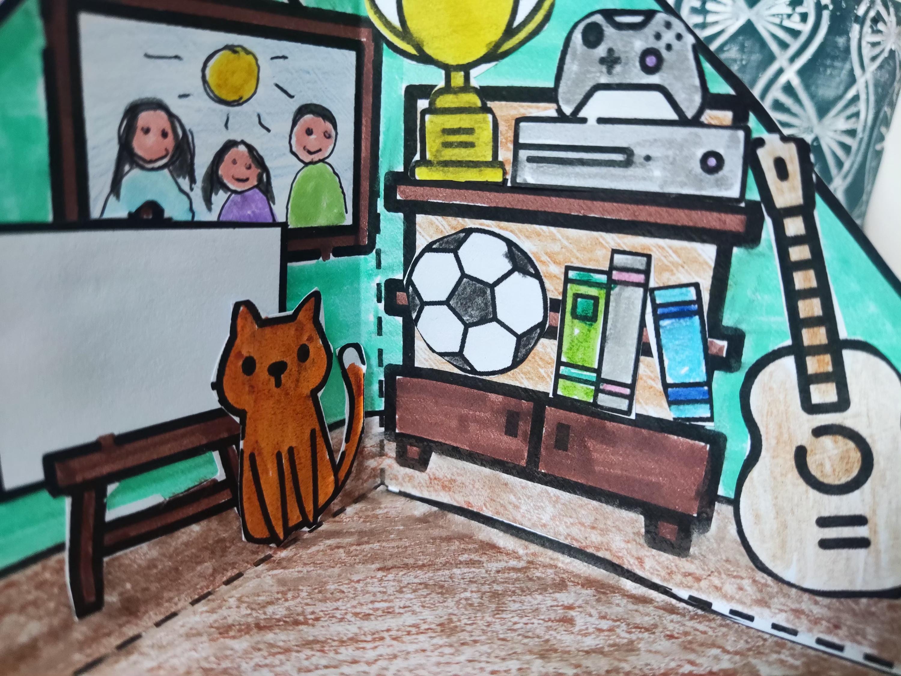 All About Me Diorama Triorama Craft Back to School - Etsy