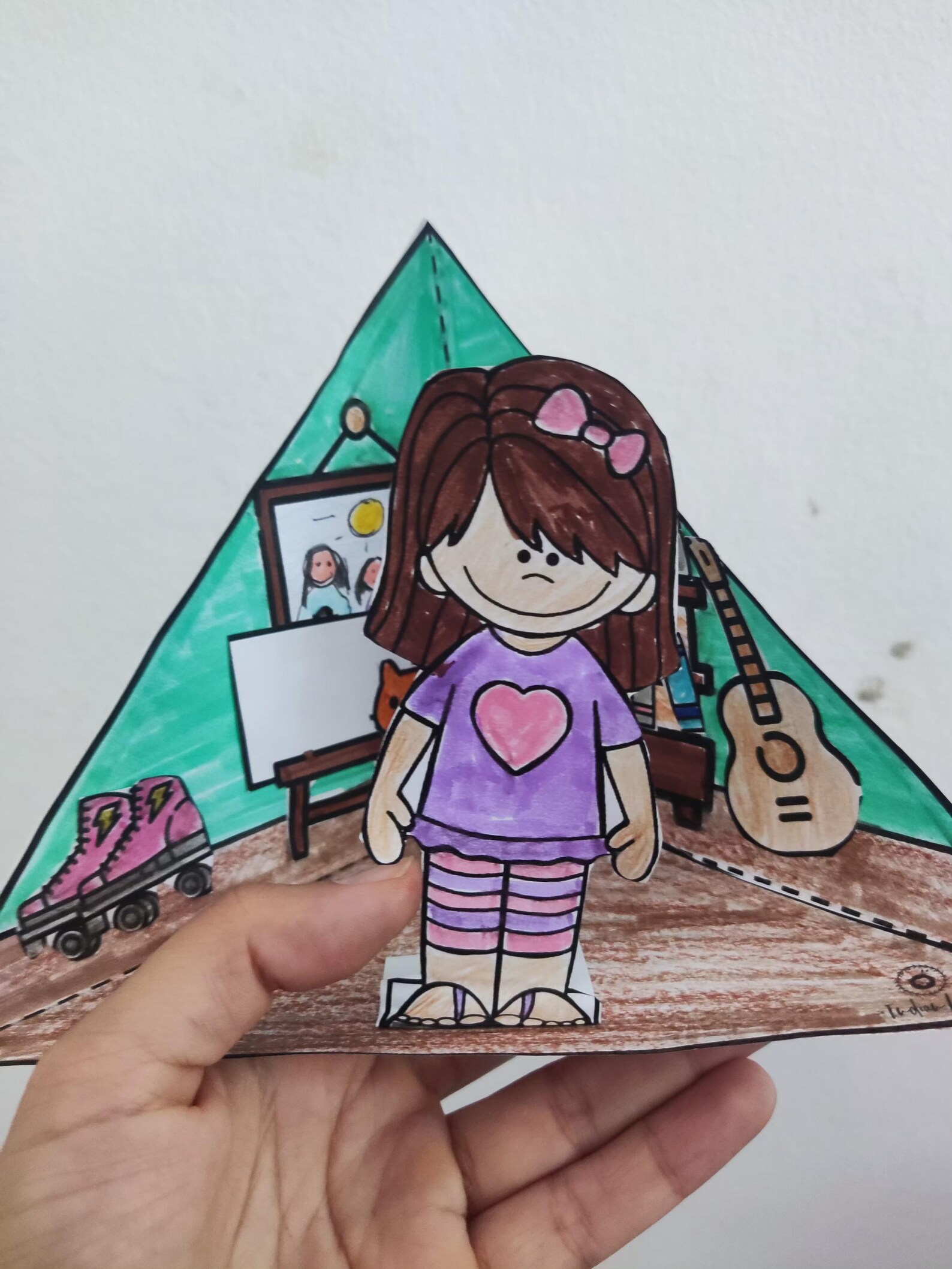 All About Me Diorama Triorama Craft Back to School - Etsy