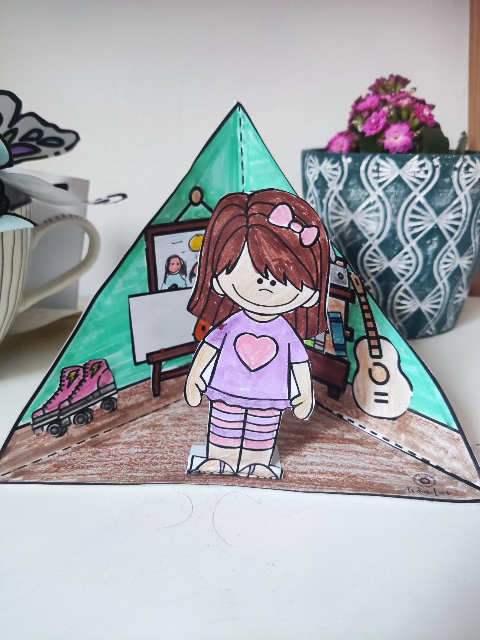 All About Me Diorama Triorama Craft Back to School - Etsy