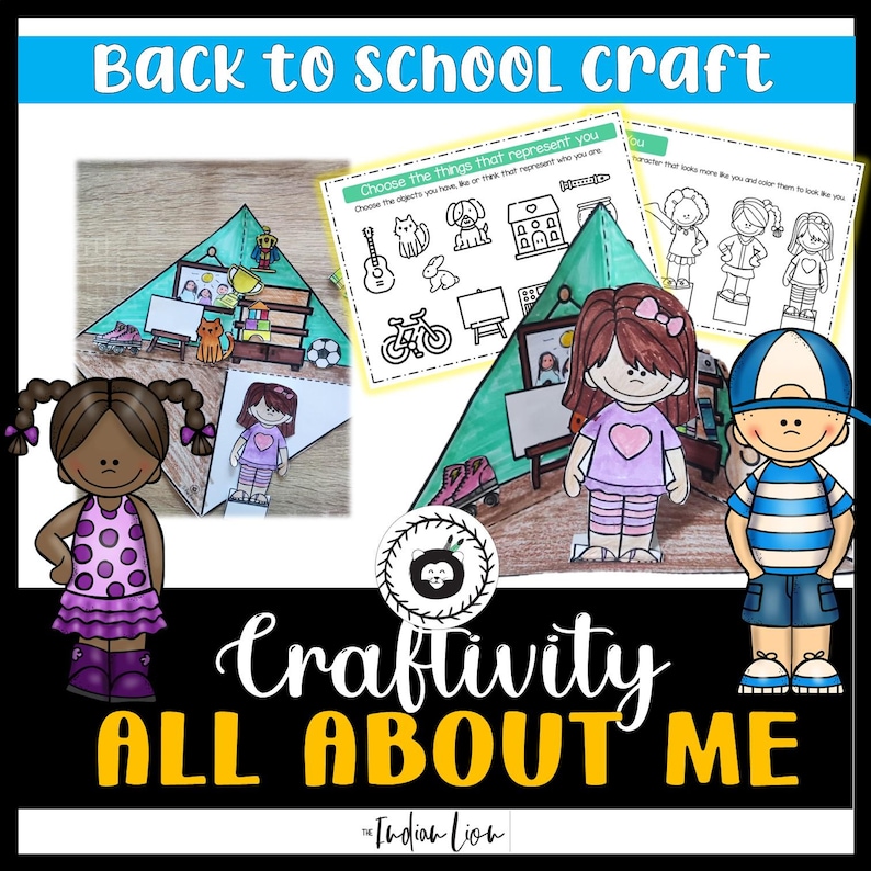 All About Me Diorama Triorama Craft Back to School - Etsy