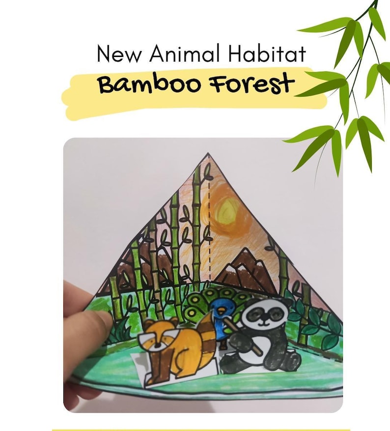 Craftivity: Habitat Triorama for Kids Science Craft Activity Diorama - Etsy