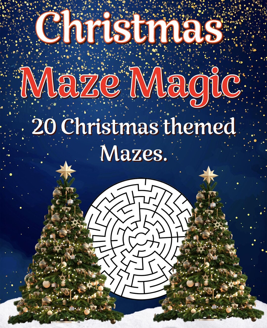 Christmas Magic Maze Pack | Fun Holiday Mazes for Kids | Printable Xmas ...
