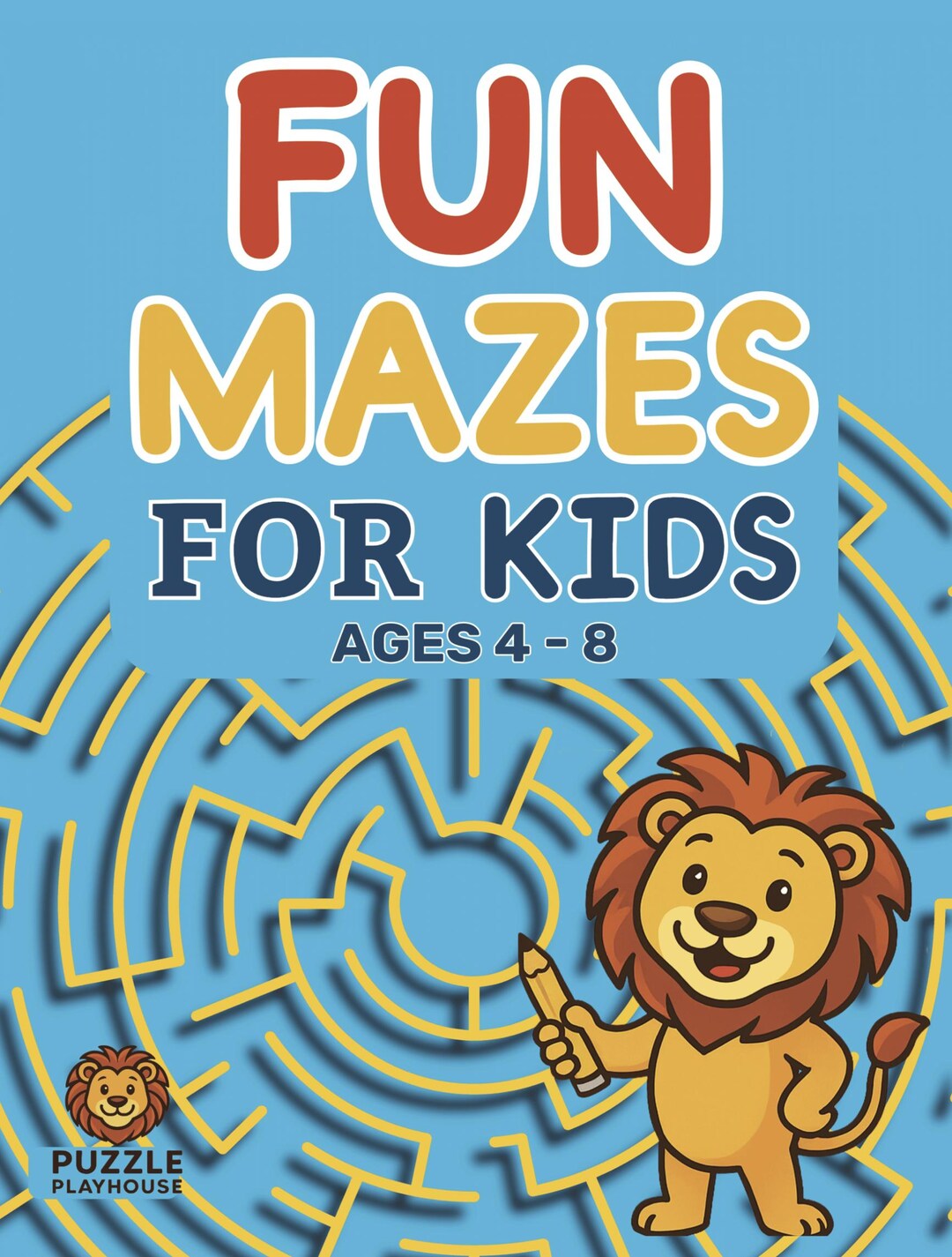 Kids Beginner Maze Activity, Fun Preschool Worksheets (PDF Download) - Etsy