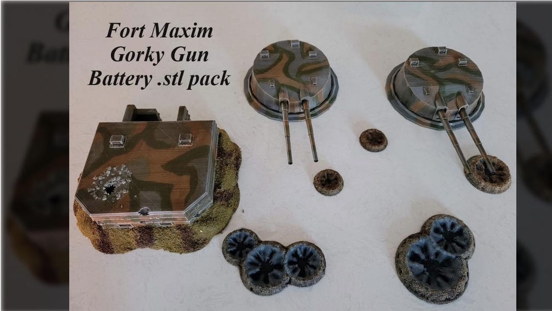 28mm Fort Maxim Gorky Perfect for World War 2 Battle Field - Etsy