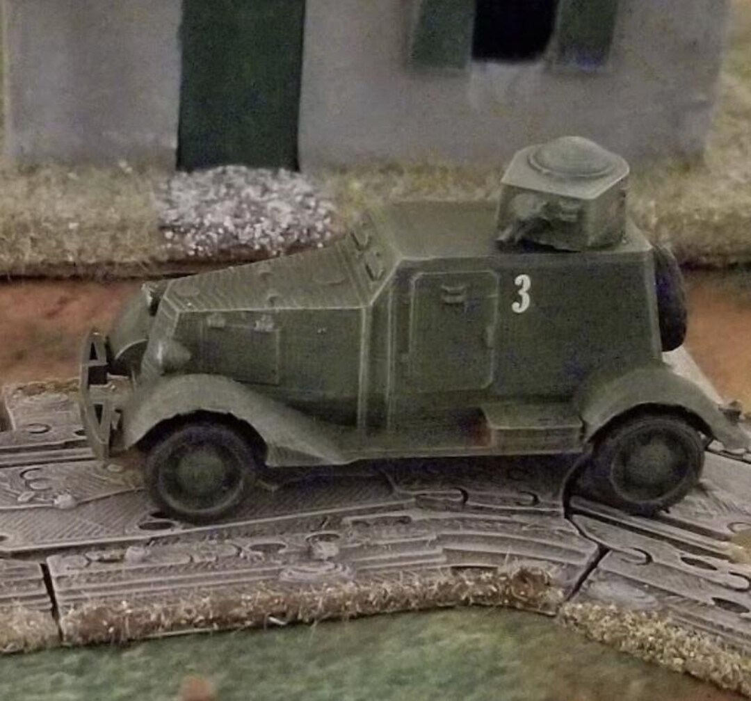 28mm World War 2- Resin Printed SOVIET BA-20 Armoured Car - Etsy