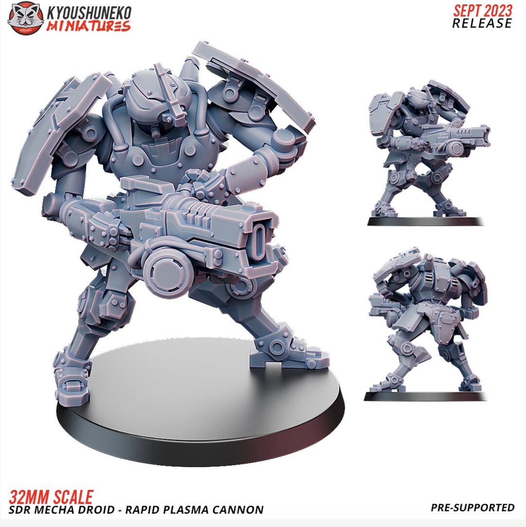 28mm Resin Printed Second World War- Weird War- SDR Mecha Droid Rapid ...