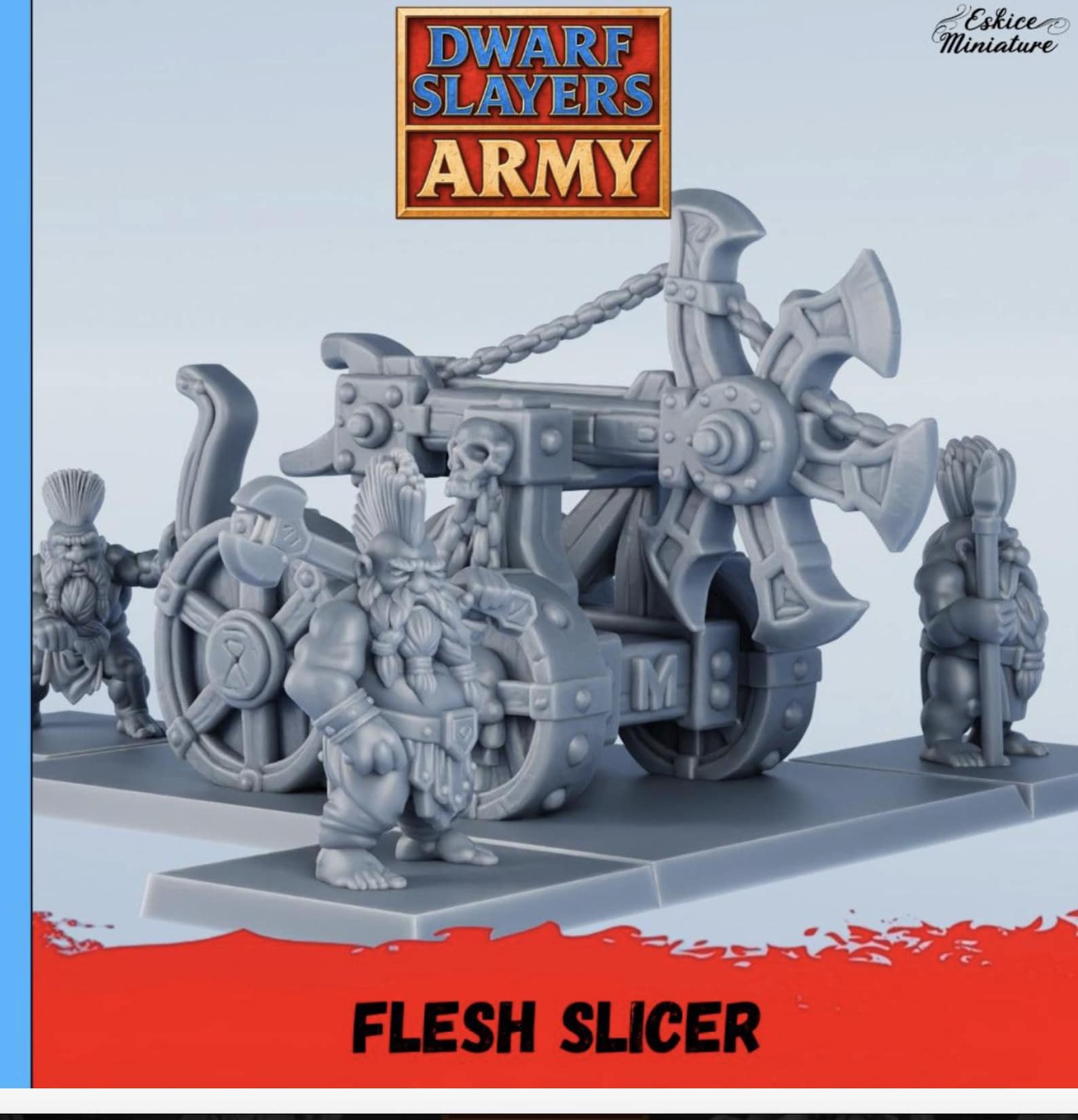 Fantasy World Dwarf Slayer Army- Slayer Flesh Slicer - Etsy