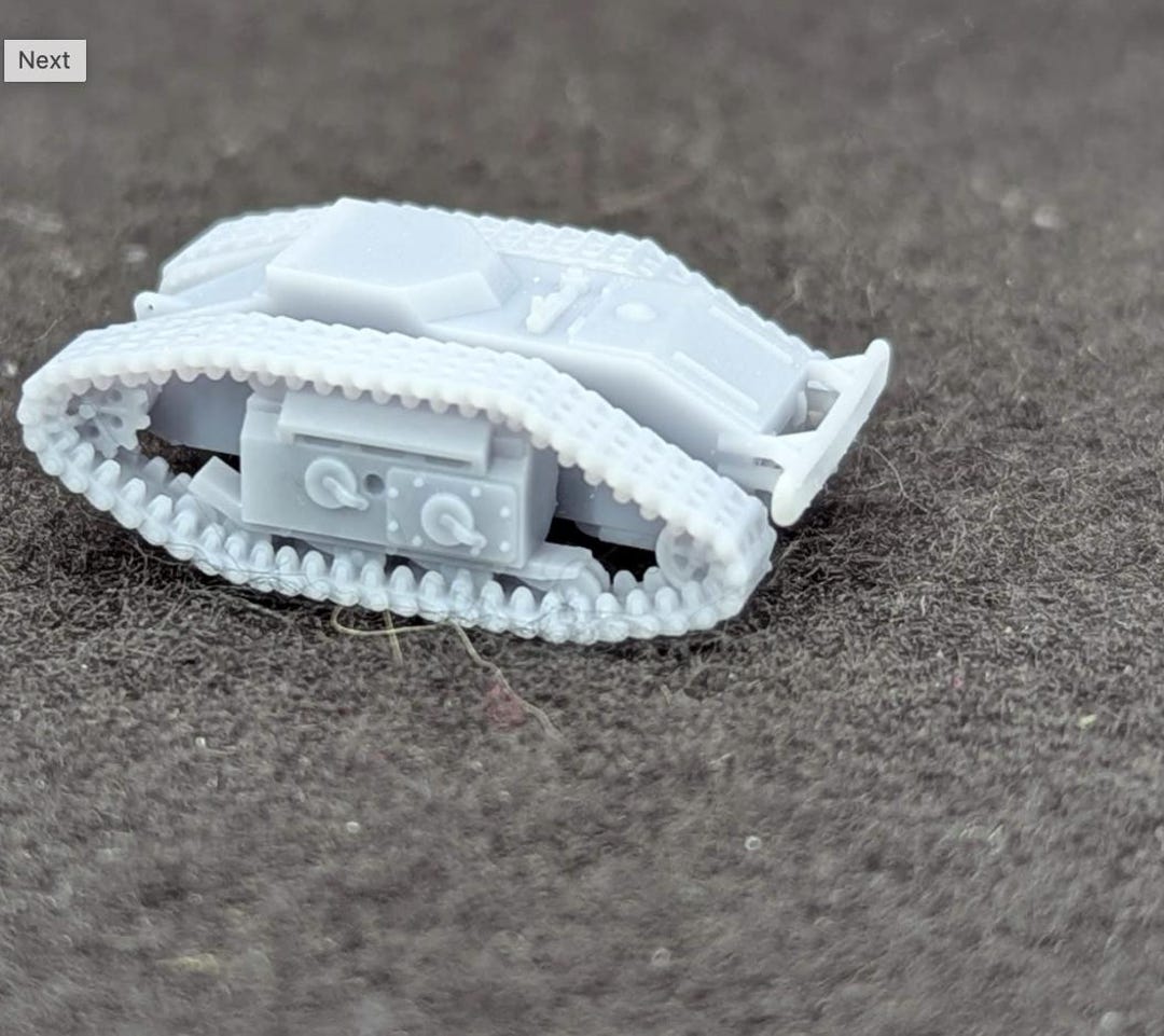 28mm World War 2- Resin Printed Sd.kfz.303 - Goliath (germany, D-day ...