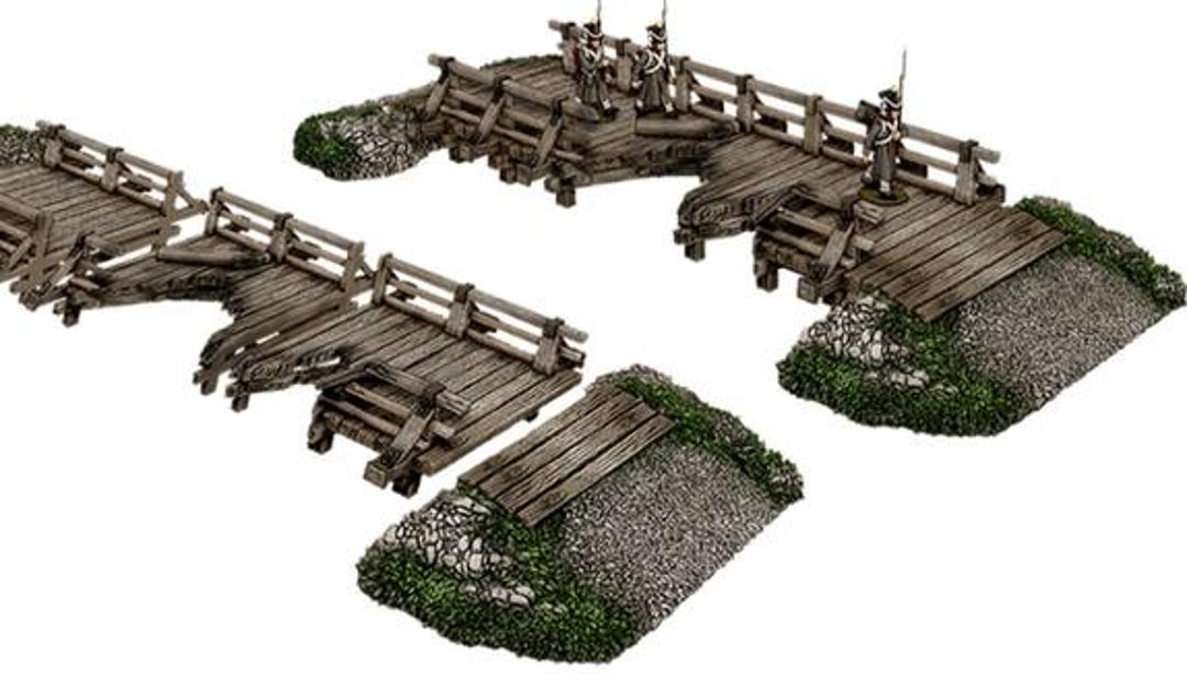28mm Scale Napoleonic Wooden Bridge With Railings - Etsy