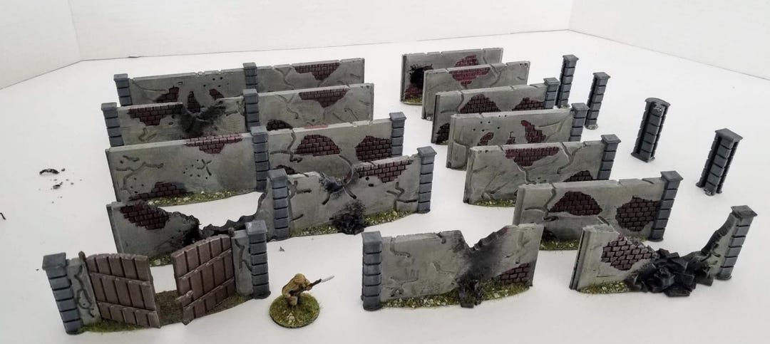 World War 2- 28mm Industrial Fence Set-17 Pieces - Etsy
