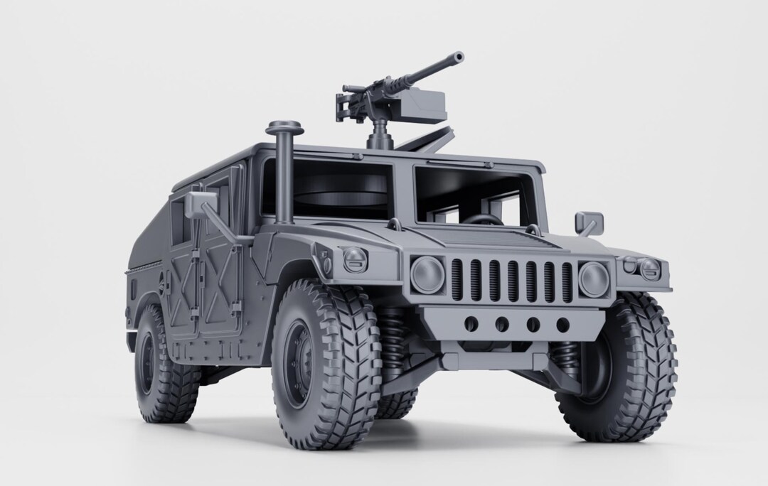 28mm World War 2- Resin Printed HMMWV Humvee (hummer H1) (US, Cold War ...