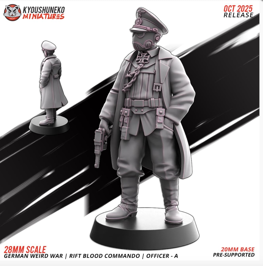 28mm Resin Printed Post-modern Warfare - German Weird War | Blood ...