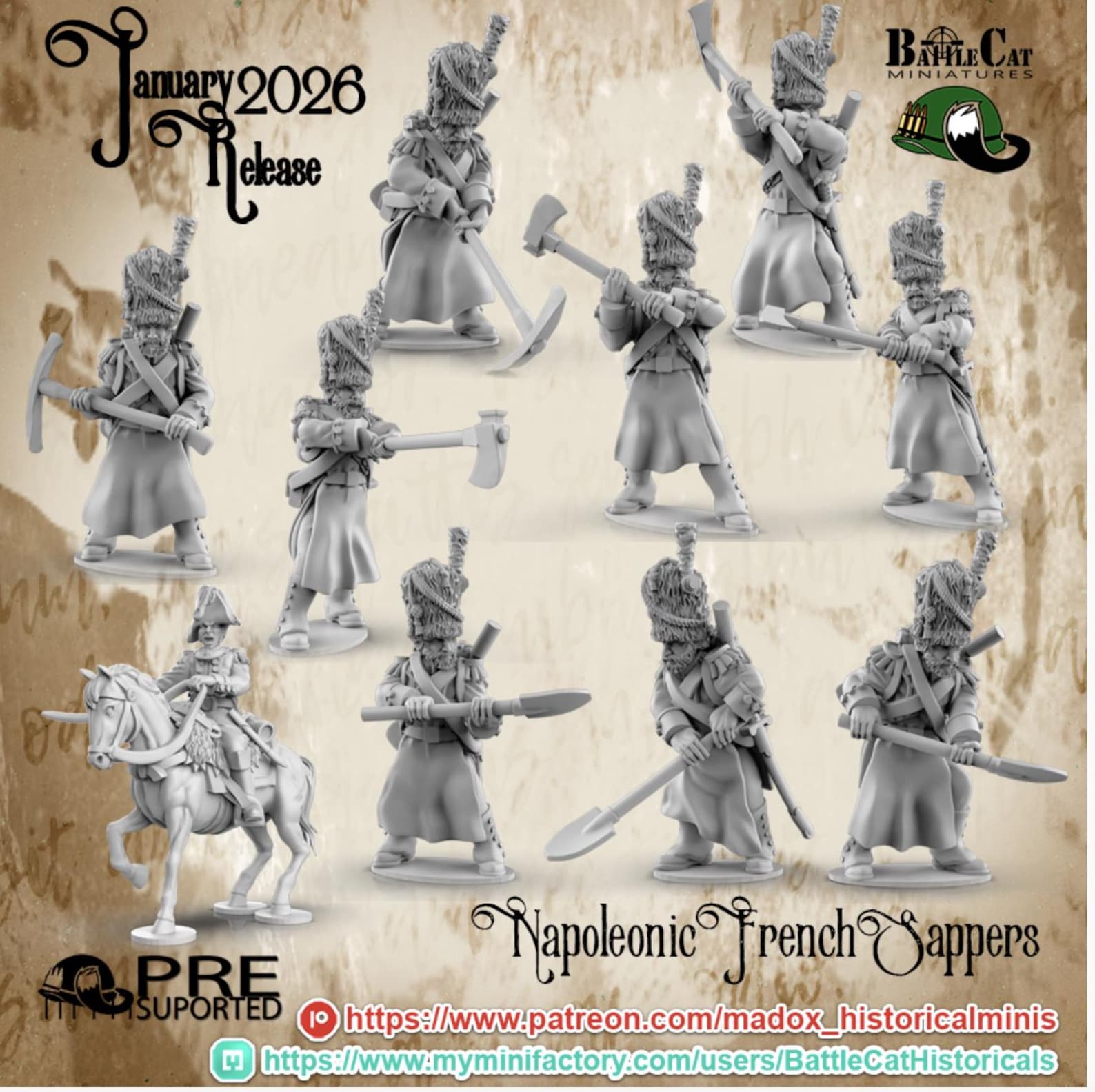 28mm Historical Gaming- Resin Printed Figures- Napoleonic French ...