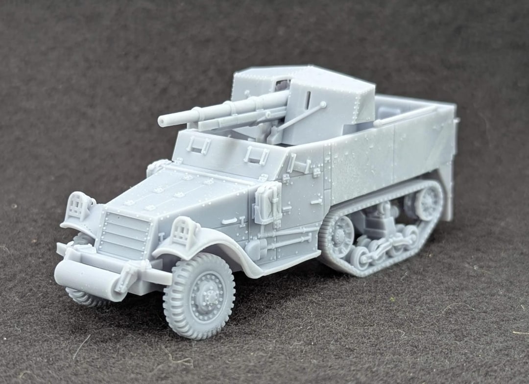 28mm World War 2- Half-track M3 75 Mm GMC (US, WW2) - Etsy