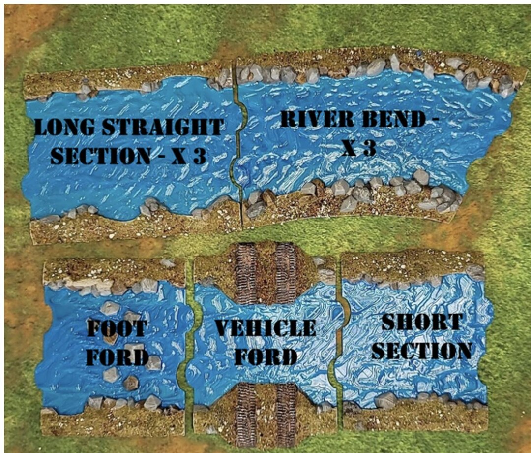 World War 2- 28mm River System - Etsy