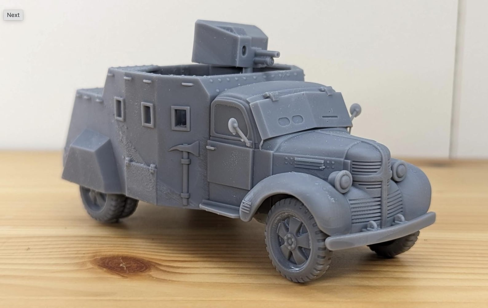 28mm World War 2 Resin Printed Armoured Car Dodge Tanake (france, WW2 ...