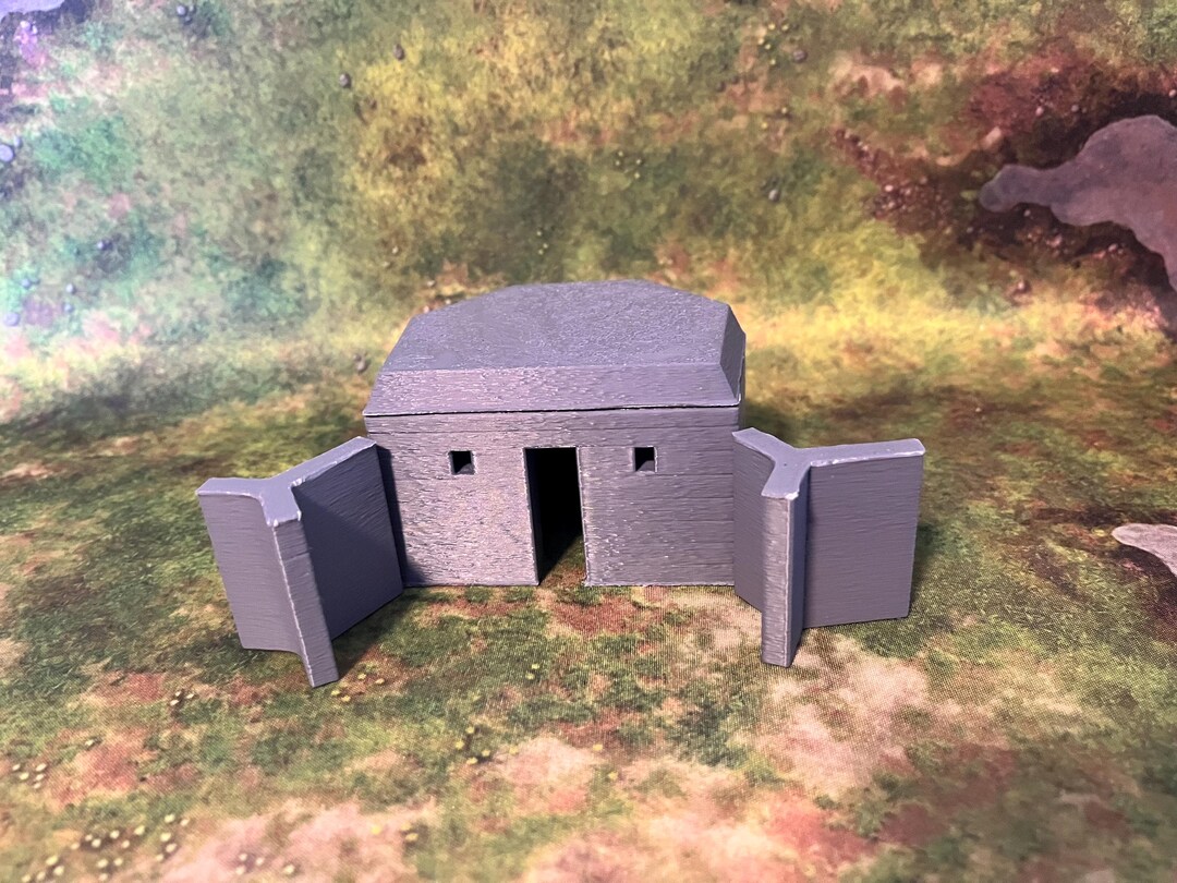 28mm Allied Bunker Medium Pillbox Bunker With Walls World War 2 - Etsy