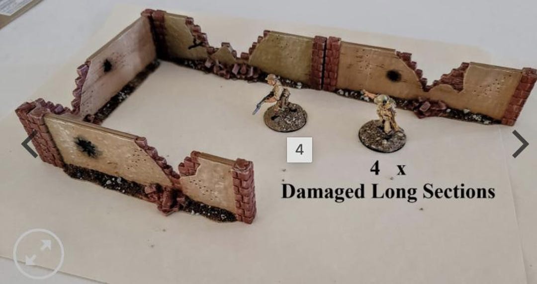 World War 2- 28mm Stone Wall Pack 8 Pack - Etsy