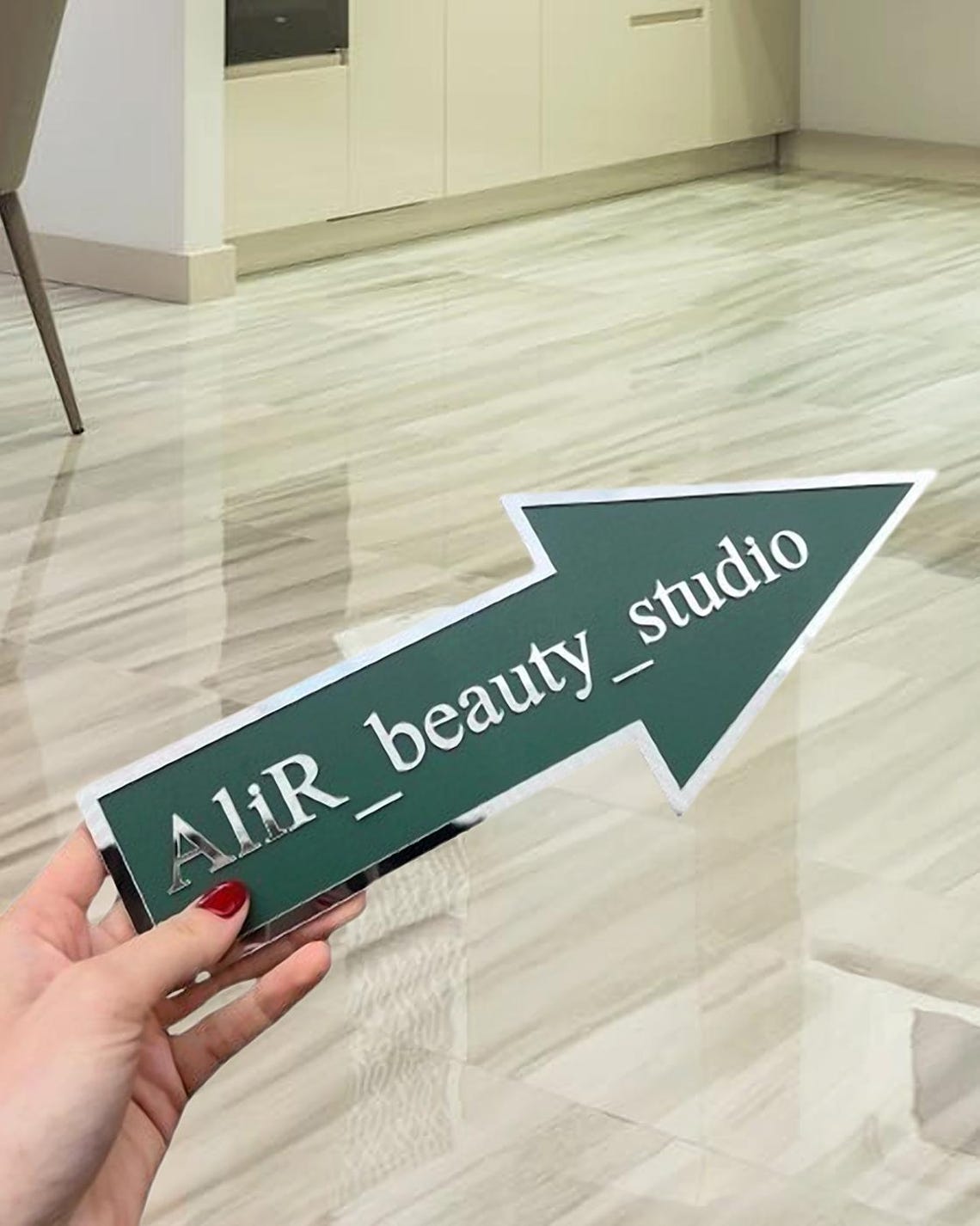 Pointer Business Arrow This Way Sign Right-left Nursery Name Sign ...