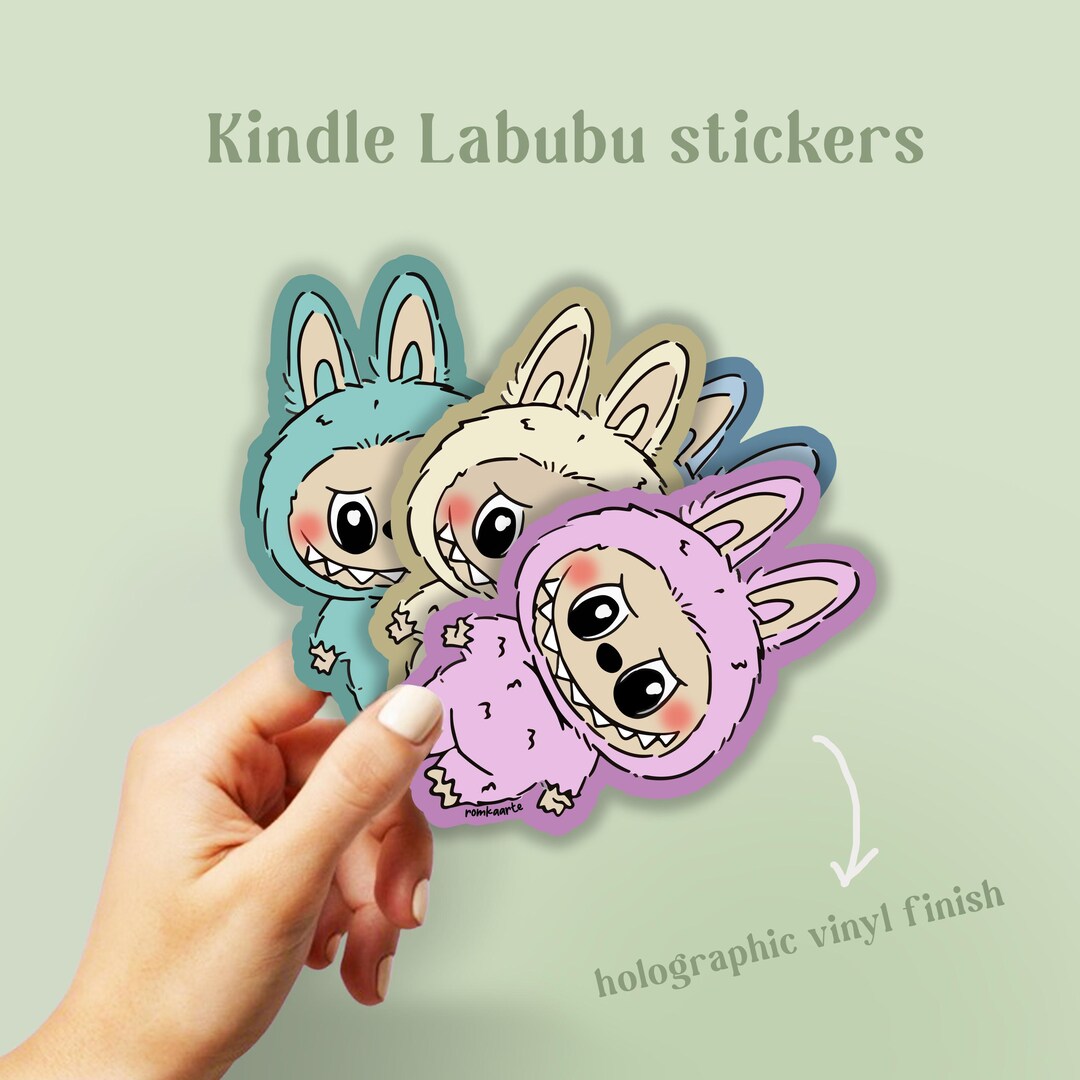 Labubu Macaron Vinyl Sticker – Kindle Sticker , Cute the Monsters ...