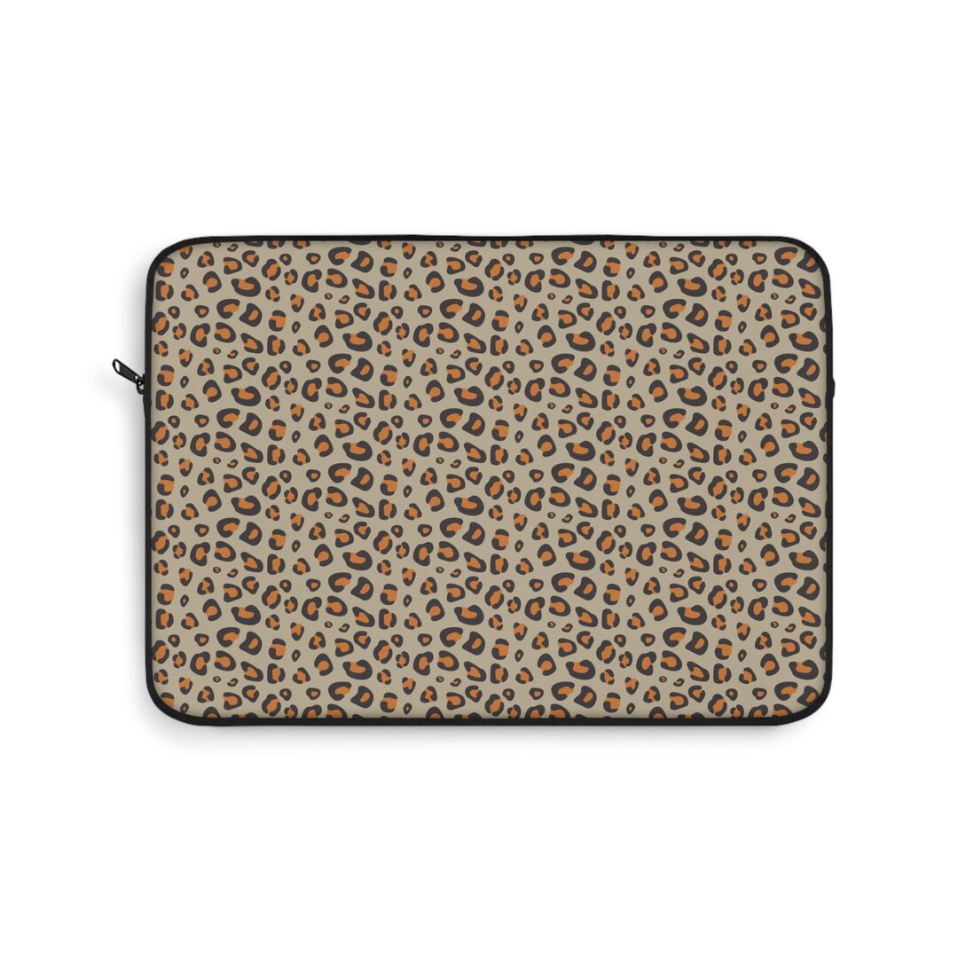 Chic Leopard Print Laptop Sleeve - Stylish Animal Print Laptop Case ...