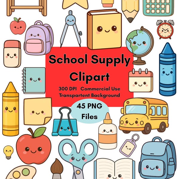 Kawaii School Supply - Etsy