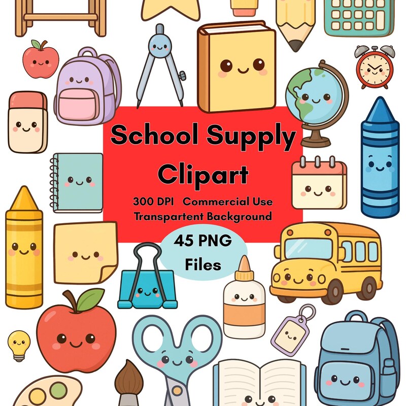 Cute School Supplies - Etsy