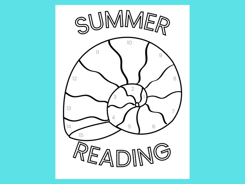 Kids Summer Reading Challenge Printable • 15-day Reading Tracker ...