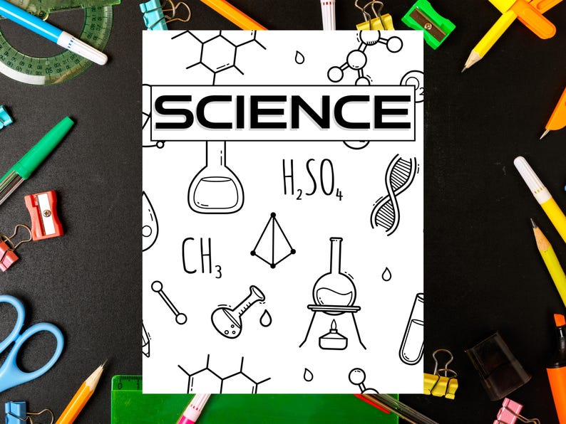 Printable Binder Covers Set of 3 | Math, Science & Reading | School ...