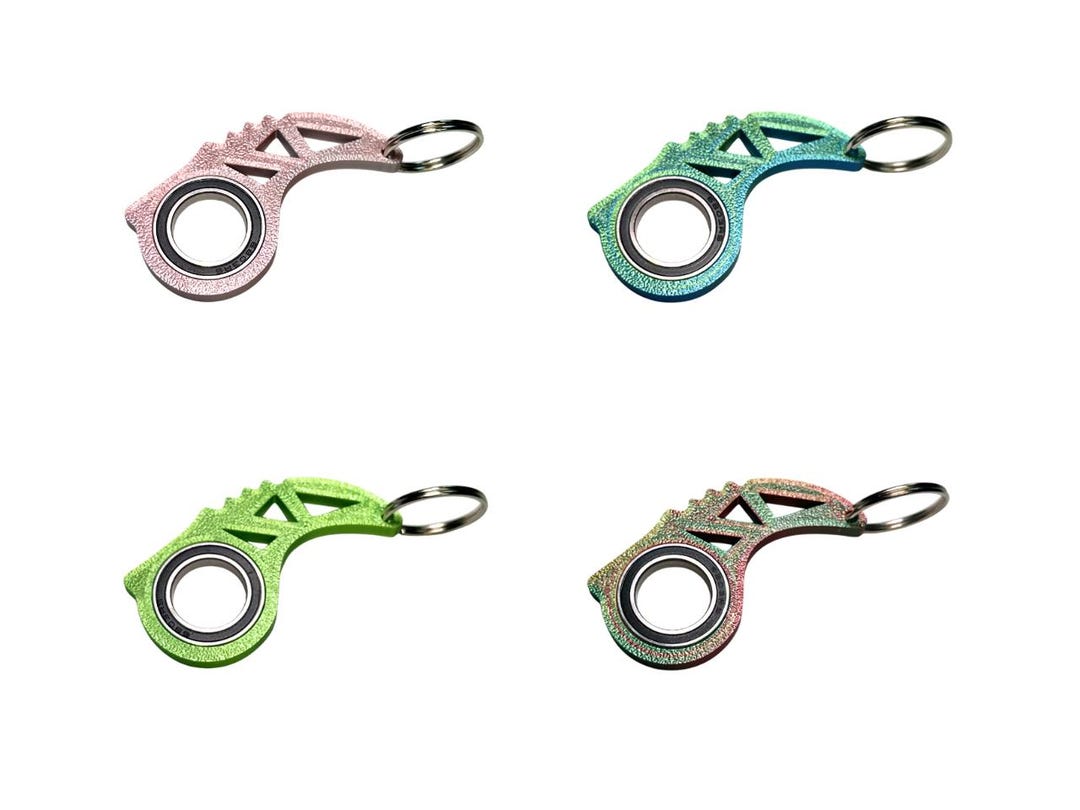 Keyrambit Karambit Keychain Spinner Magic Silk - Etsy