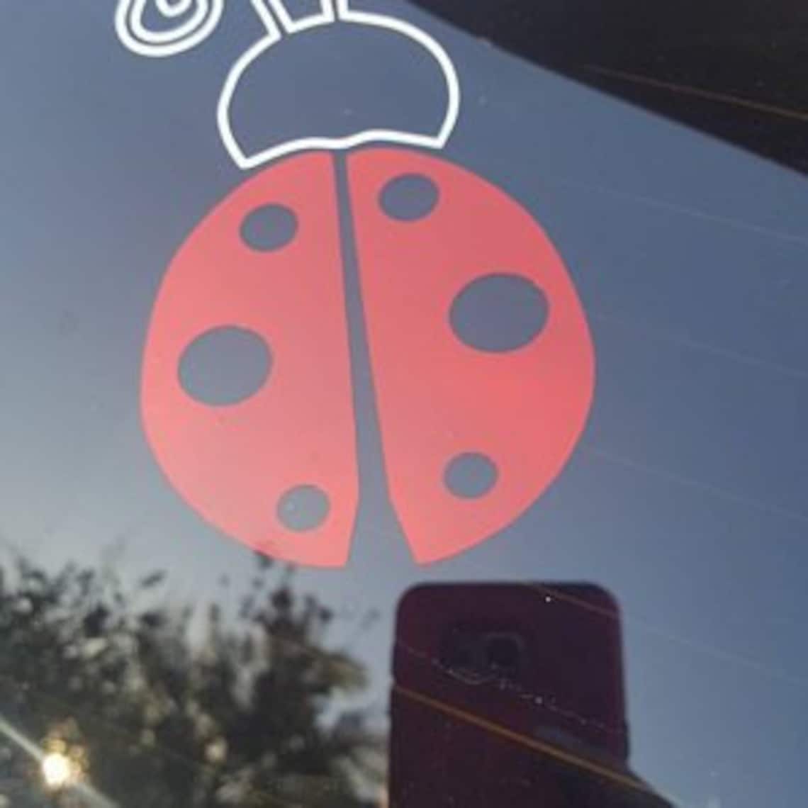 Ladybug Family Car Decals Vinyl Outdoor Decals | Etsy