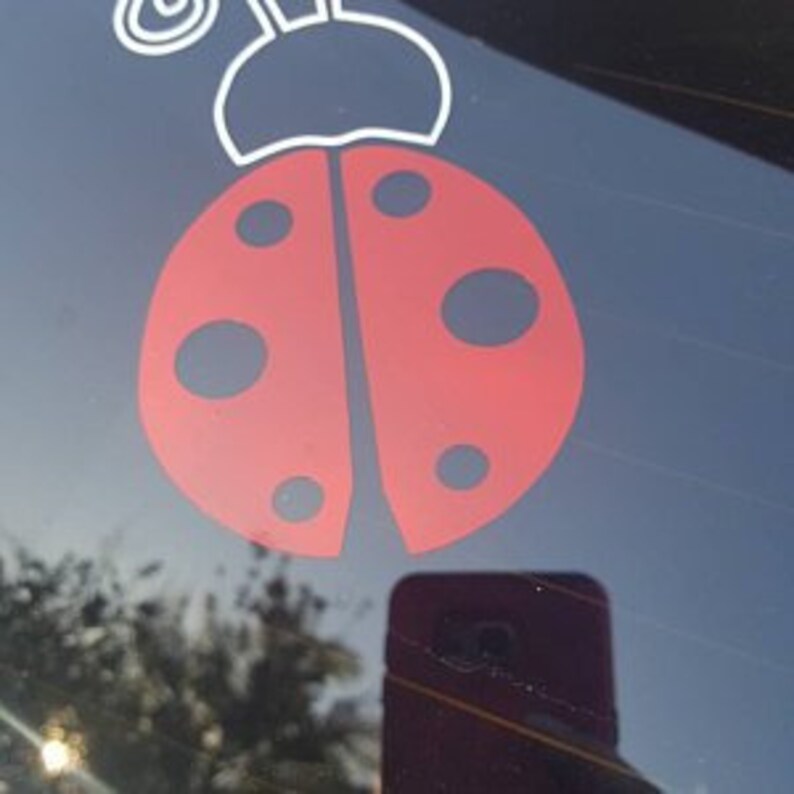 Ladybug Family Car Decals Vinyl Outdoor Decals - Etsy