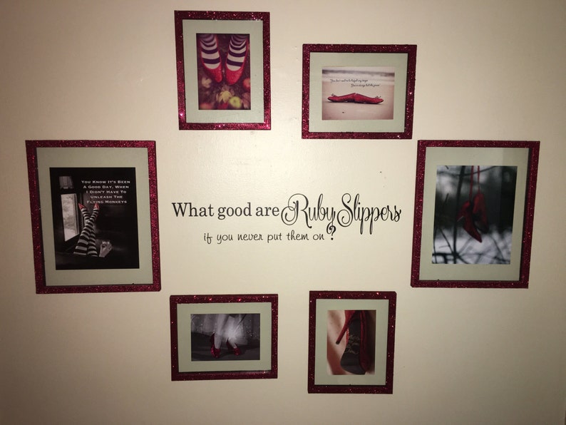 Wall Decal What Good Are Ruby Slippers If You Never Put Them - Etsy