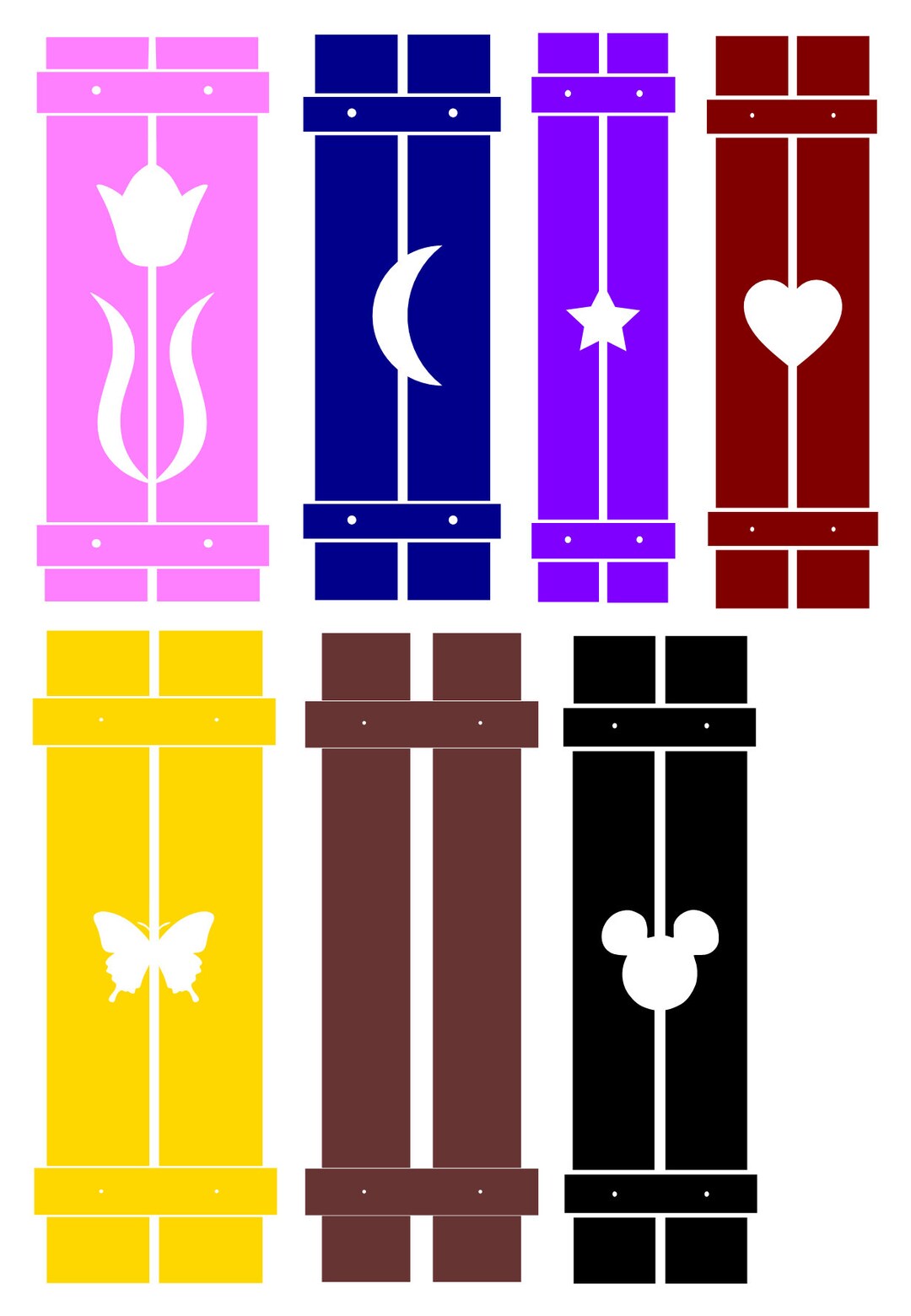 RV Shutters Decal - Etsy