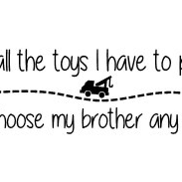 Brother Wall Decals - Etsy