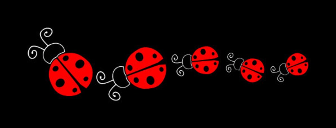 Ladybug Family Car Decals Vinyl Outdoor Decals - Etsy