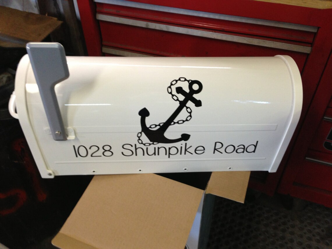 2 Sided Custom Mailbox Decal - Etsy