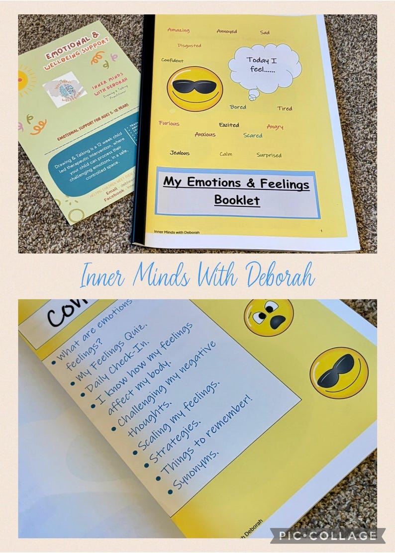 Children’s Emotions & Feelings Booklet/ Kids Emotional Literacy ...