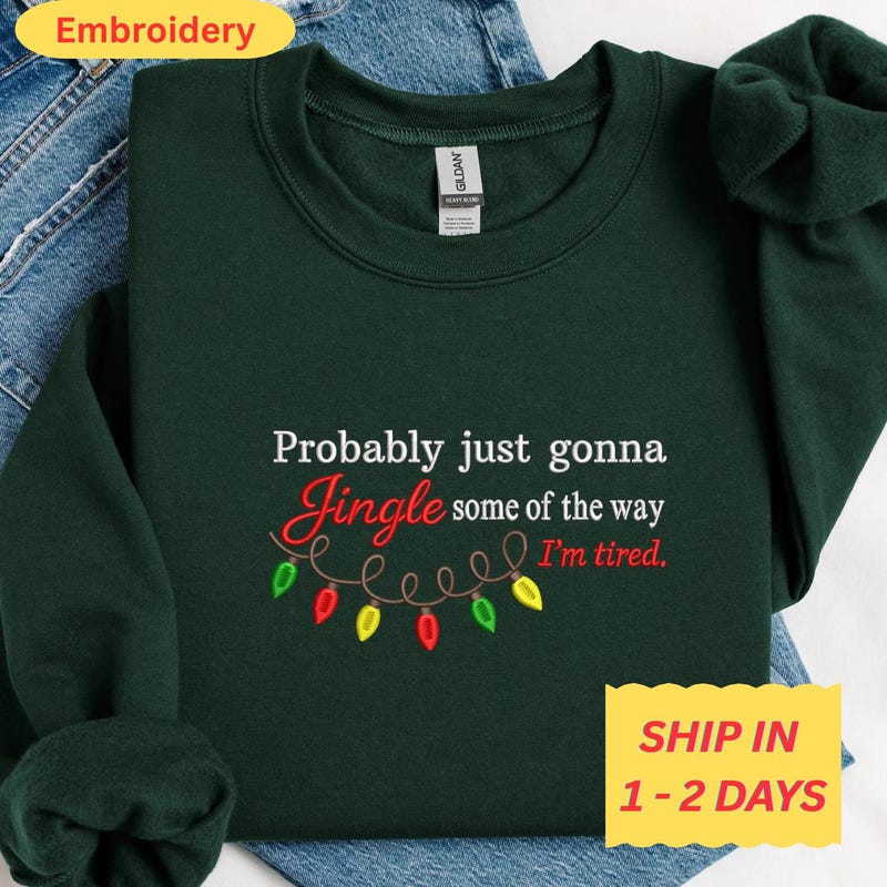 Probably Jingle Hoodie - Etsy