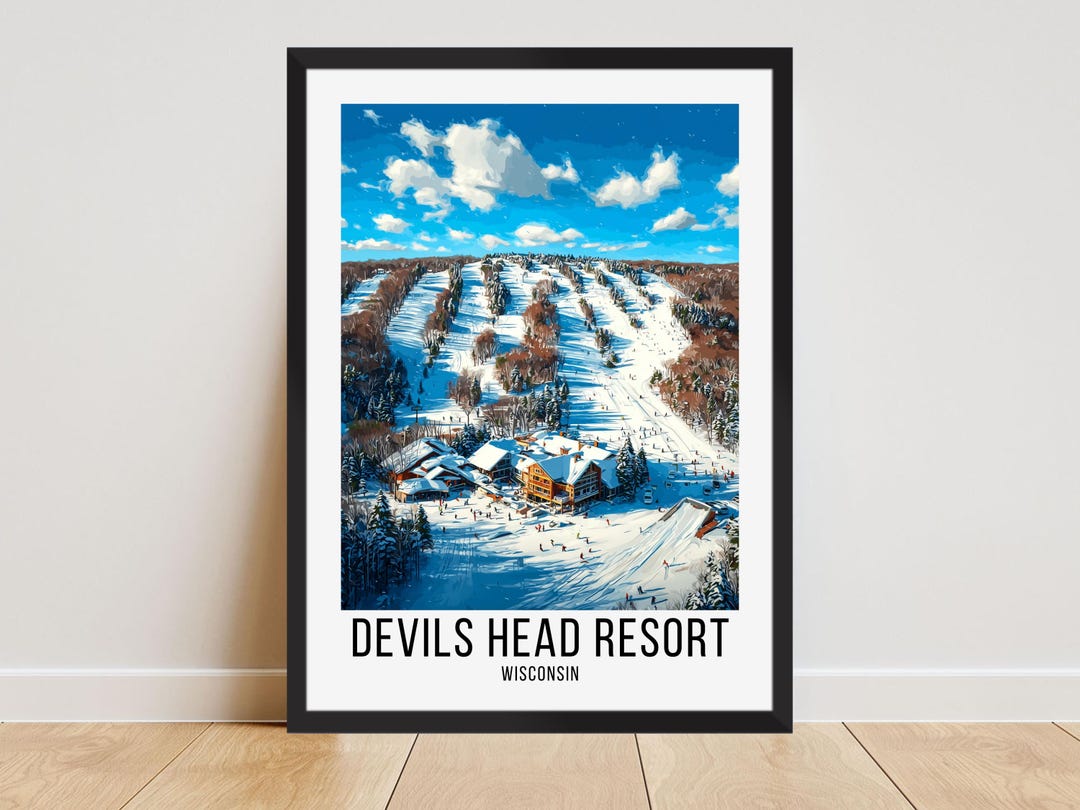 Devil’s Head Resort Poster, Devil’s Head Resort Travel Print, Devil’s ...