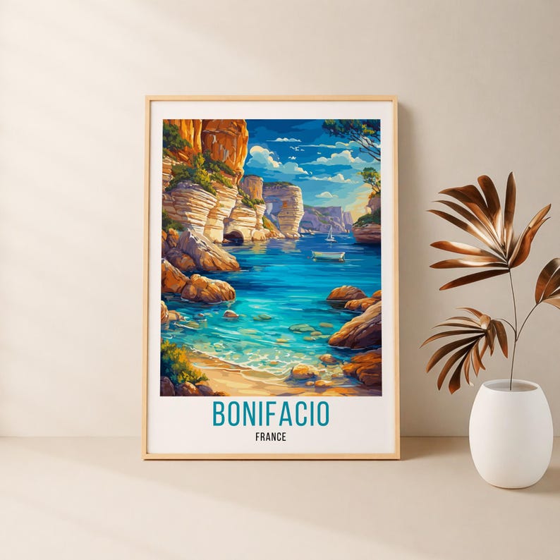 Bonifacio Travel Poster, Bonifacio Travel Print, Bonifacio Wall Art ...