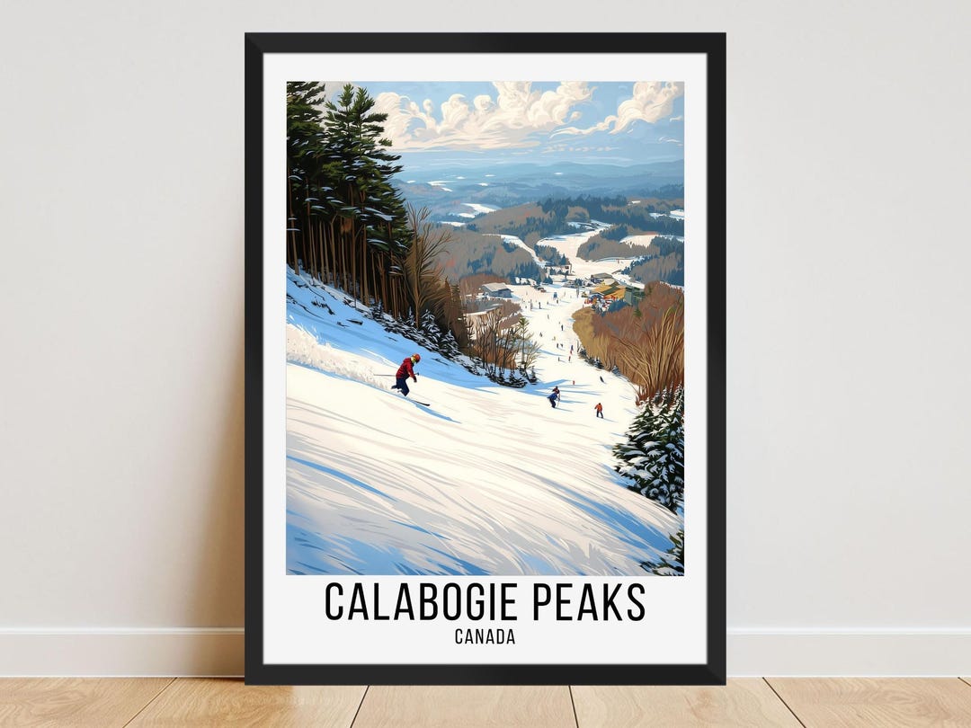 Calabogie Peaks Ski Poster, Calabogie Peaks Travel Print, Calabogie ...