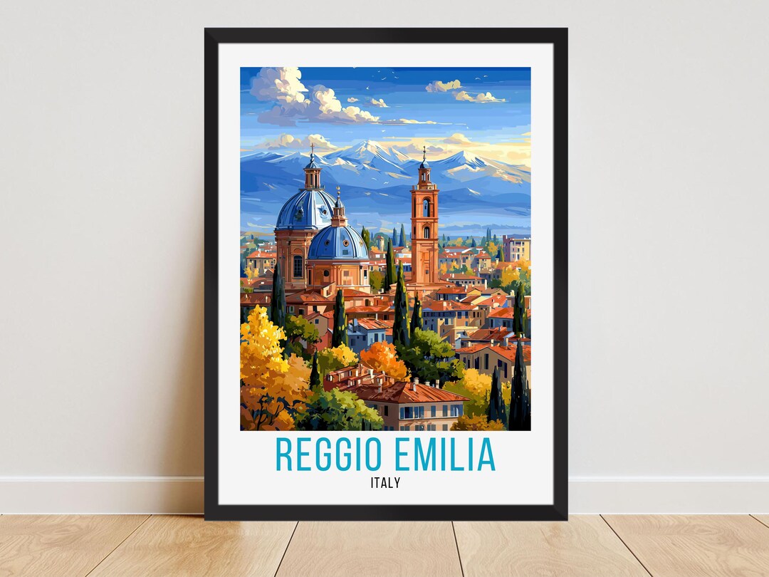 Reggio Emilia Travel Poster, Reggio Emilia Travel Print, Reggio Emilia ...