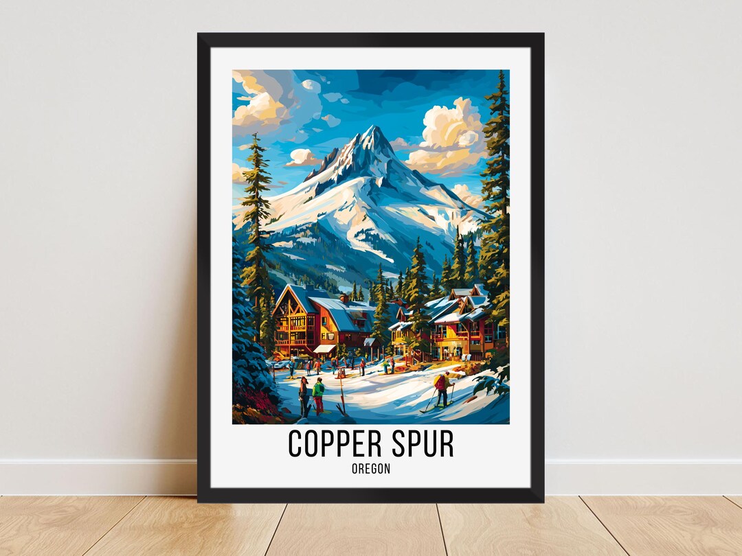 Copper Spur Ski Area Poster, Copper Spur Travel Print, Copper Spur Wall ...