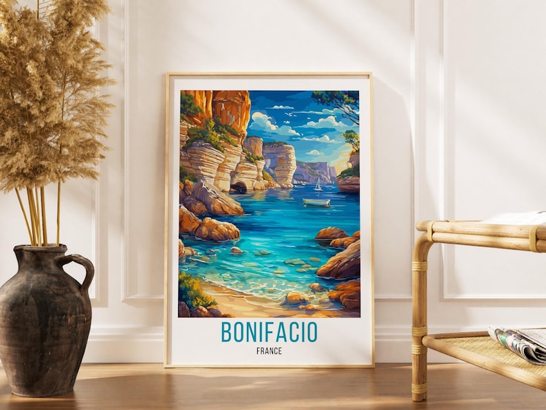 Bonifacio Travel Poster, Bonifacio Travel Print, Bonifacio Wall Art ...