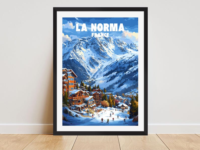 La Norma Travel Poster, La Norma France Travel Print, La Norma France ...