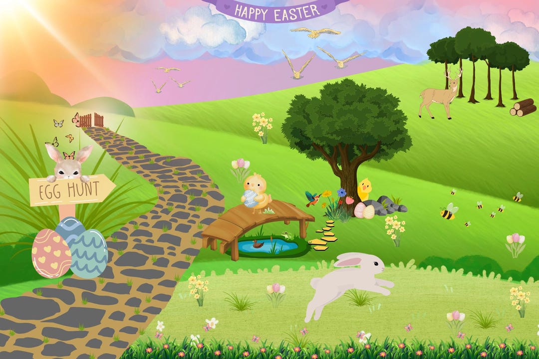 Digital Easter Card - Printable Easter Greeting Card - Instant Download ...